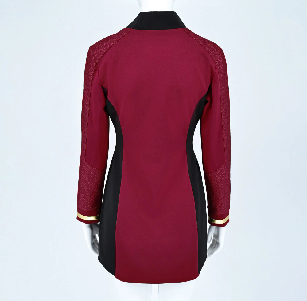 Strange New Worlds Uhura Red Dress Uniforms Startfleet Shirts Costumes ...