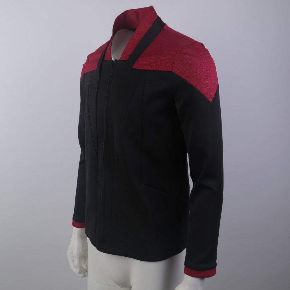 Star Trek Picard 3 Red Geordi Gold Blue Dress Uniform Starfleet Jacket ...