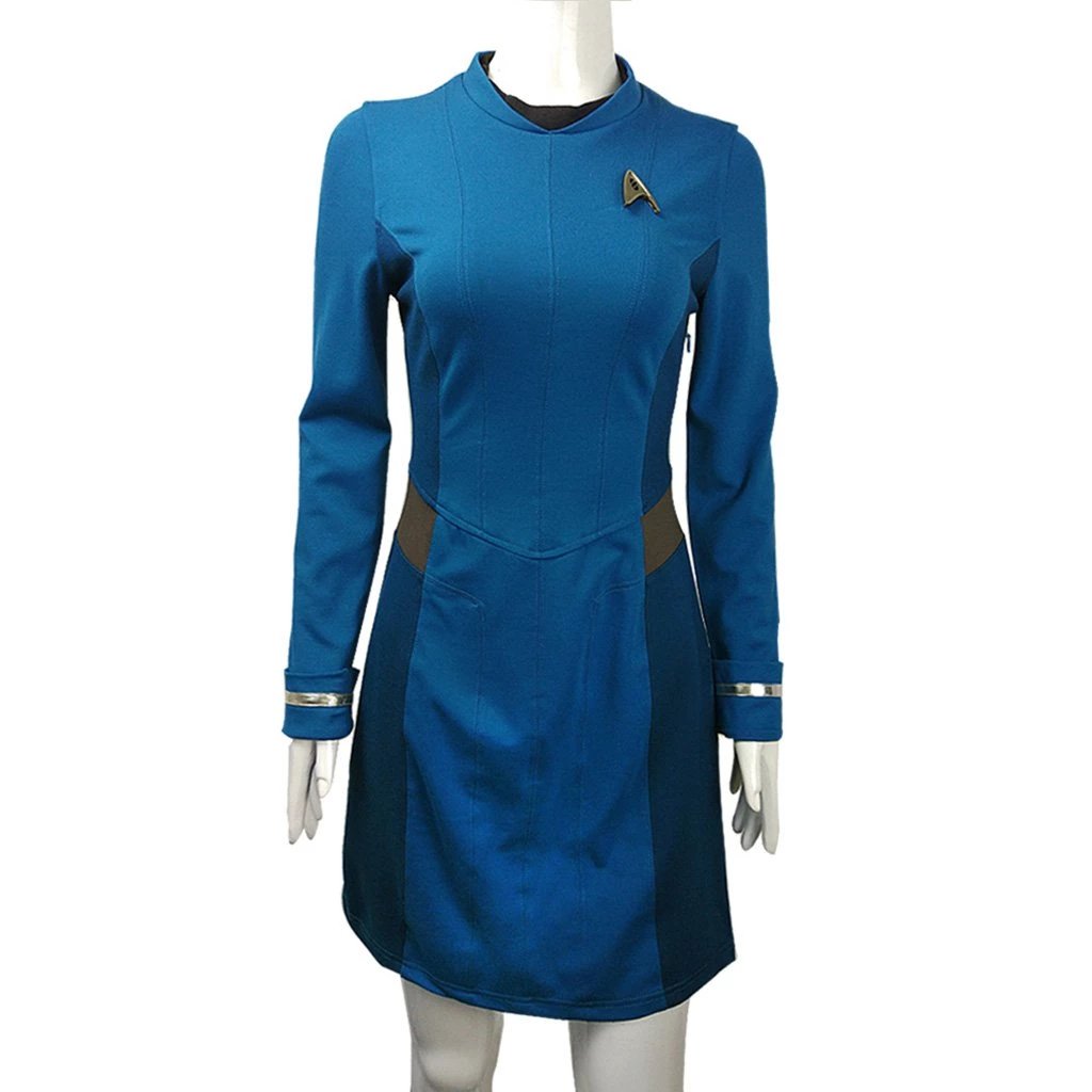 Cosermart Star Trek Female Duty Uniform Dress Cosplay Costumes For Hal