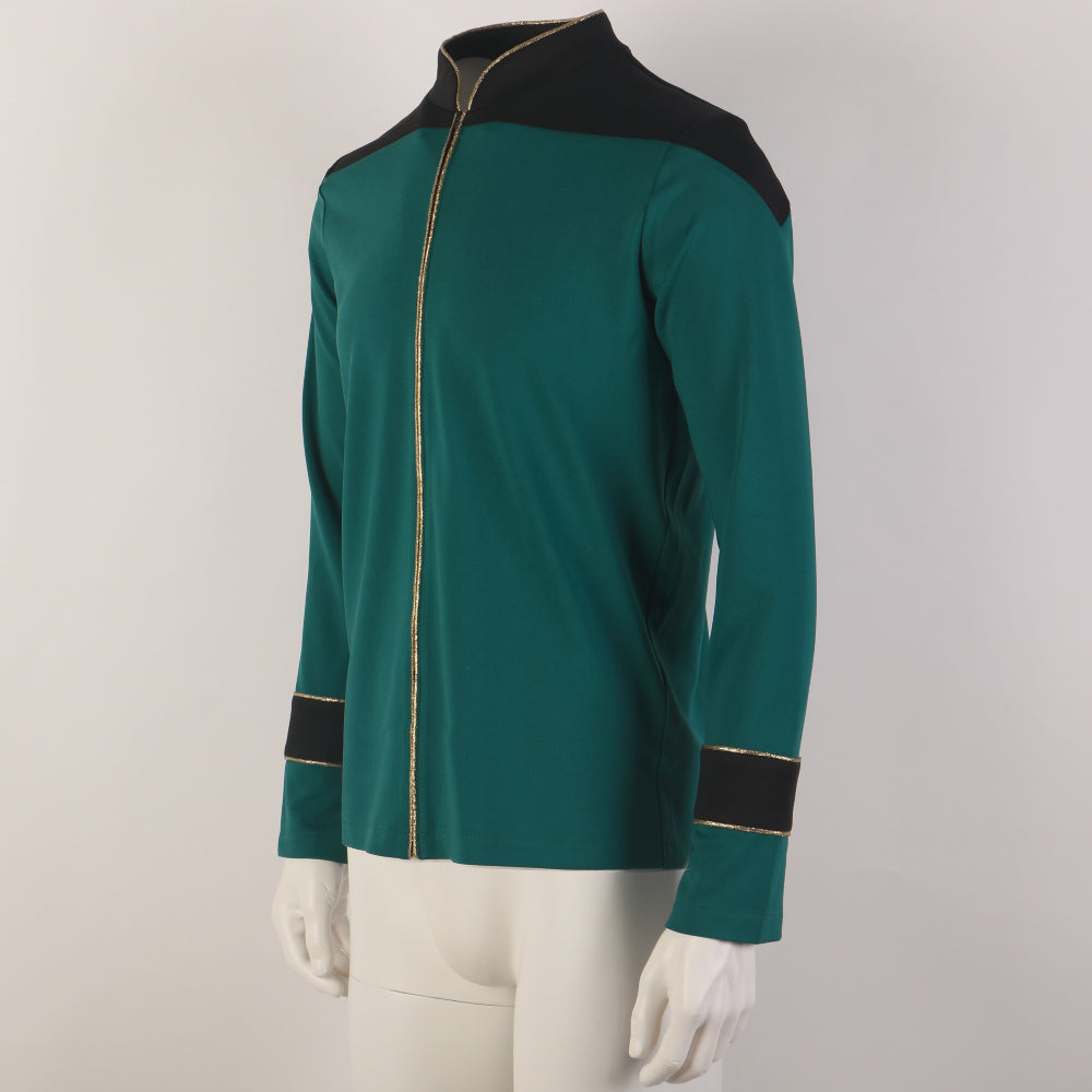 Star Trek The Next Generation TNG Admiral Tunic Uniforms Red Gold Men ...