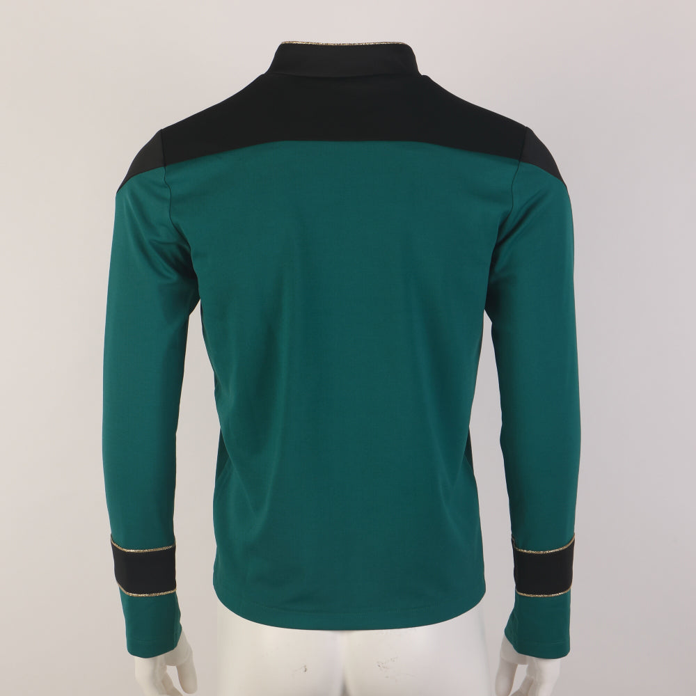 Star Trek The Next Generation TNG Admiral Tunic Uniforms Red Gold Men ...